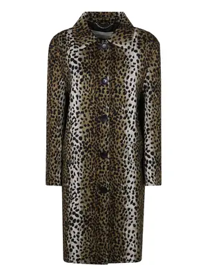 BLUMARINE Blumarine Leopard-Print Coat