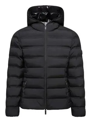 Moncler Hooded Quilted Jacket - Black
