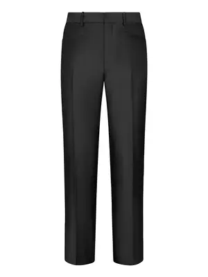 TOM FORD Wool-mohair-silk Slim Trousers - Black