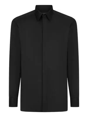 TOM FORD Cotton-silk Shirt - Black