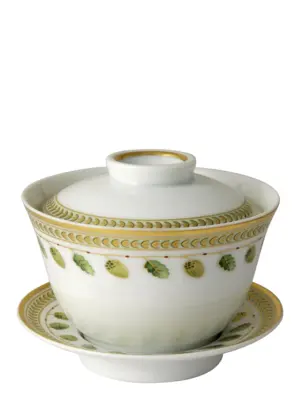 Bernardaud Constance Small Covered Cup - Green