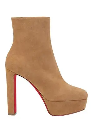 CHRISTIAN LOUBOUTIN Loo Booty 130 Suede Platform Boots
