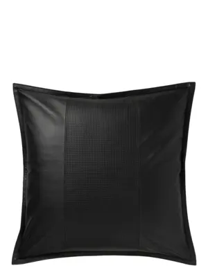 Ralph Lauren Leather Pierce Throw Pillow - Black