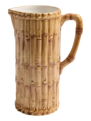 LES-OTTOMANS Bamboo Jug - Yellow