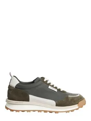 Thom Browne Tech Nylon Alumni Sneakers Green