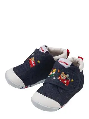 MIKI HOUSE Velcro Shoes - Navy