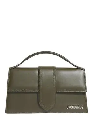 Jacquemus Leather Le Grand Bambino Top-Handle Bag Green