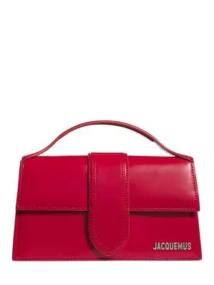 Jacquemus Leather Le Grand Bambino Top-Handle Bag Red
