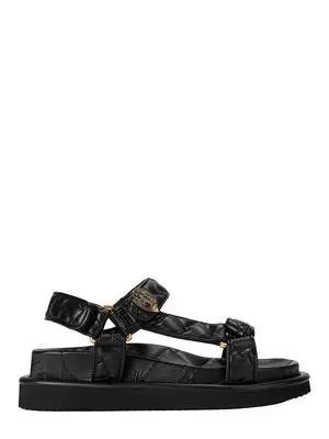 Kurt Geiger Quilted Orson Sandals - Black