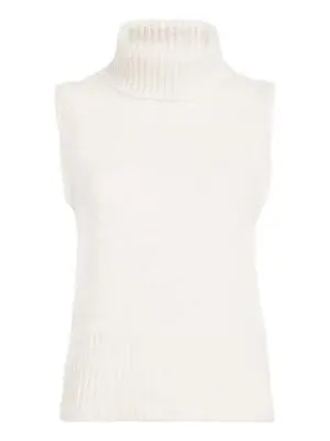 Veronica Beard Cashmere Mazzy Sweater Vest - Ivory