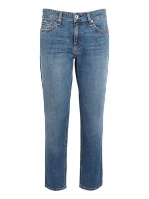 Rag & Bone Low-rise Dre Boyfriend Jeans - Blue