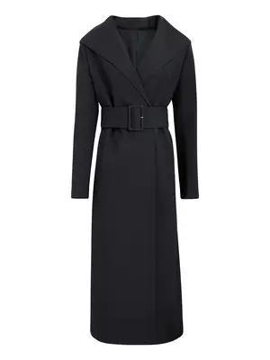 Alaïa Wool-blend Tailored Coat - Black
