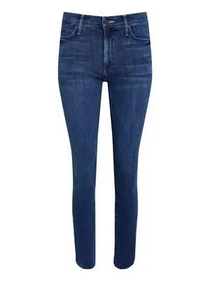 MOTHER The Dazzler Ankle Fray Jeans