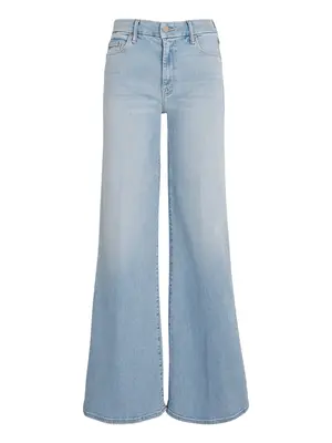 MOTHER The Roller Sneak Jeans - Blue