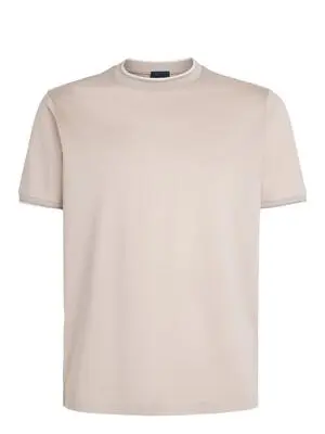 Paul & Shark Mercerised Cotton T-shirt - Beige