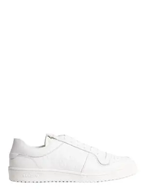 Sandro Leather Cross Sneakers - Beige