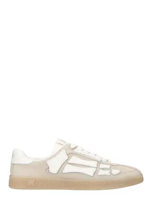 Amiri Pacific Bones Low-Top Sneakers Beige