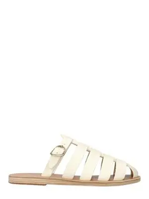 ANCIENT GREEK SANDALS Leather Cosmia Sandals White