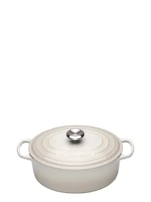 LE CREUSET Cast Iron Oval Casserole Dish - Ivory