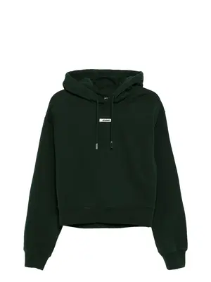Jacquemus Logo Hoodie - Green