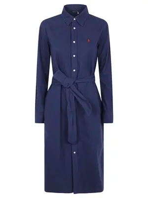Polo Ralph Lauren Pony Shirt Dress - Blue