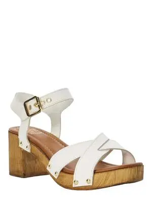 Dune London Judies Platform Sandals - White