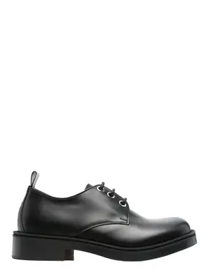 Alexander McQueen Skull-embossed Derby Shoes - Black