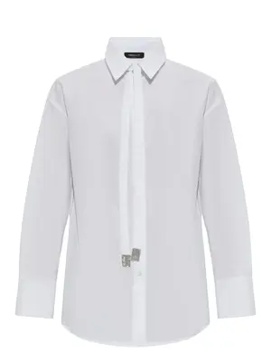 Fabiana Filippi Tie-embellished Shirt - White