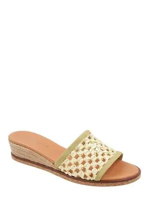Andre Assous Nessie Wedge Sandals Pistachio