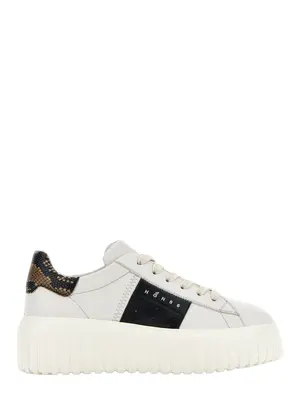 Hogan H-stripes Sneakers - White