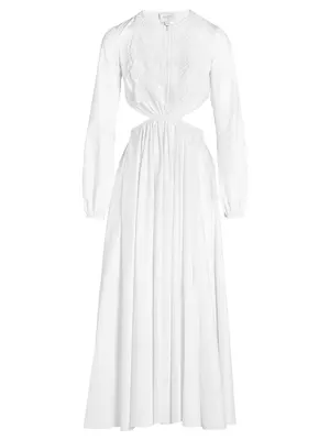 GIAMBATTISTA VALLI Giambattista Valli Cut-Out Poplin Dress