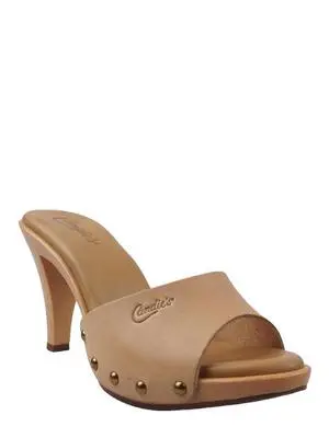 CANDIE'S Candie's Emiliana Platform Sandal Natural Leather