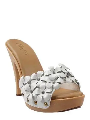 CANDIE'S Candie's Vanessa Platform Sandal White