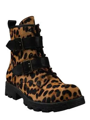 CANDIE'S Candie's Stanza Moto Bootie Leopard Multi