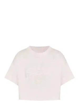 Givenchy Cropped T-shirt - Pink