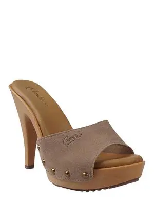 CANDIE'S Viviana Platform Sandal - Light Taupe
