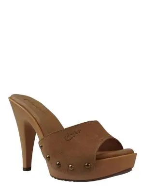CANDIE'S Viviana Platform Sandal - Sand Suede