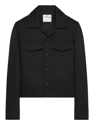COURREGES Flap-pocket Shirt Jacket - Black