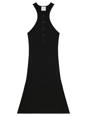 COURREGES Scuba Mini Dress - Black