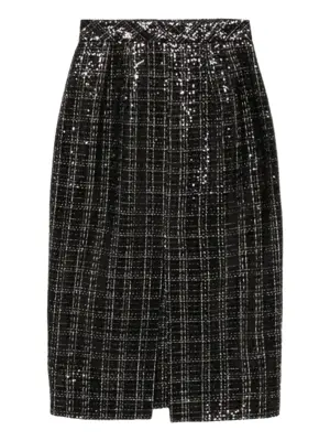 DICE KAYEK Dice Kayek Sequined Skirt