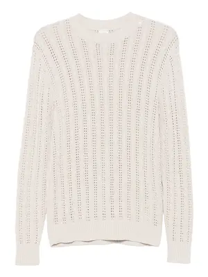 Eleventy Open-knit Sweater - Neutrals