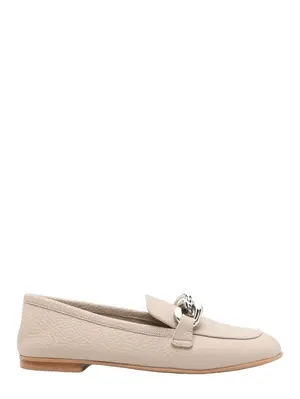 Casadei Chain-detail Loafers - Neutrals
