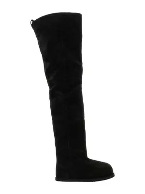 Amina Muaddi Heidi Over-the-knee Boots - Blue
