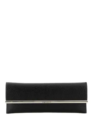 Alexander McQueen Cross B-long Clutch - Black