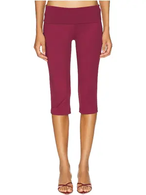AMELIE TEJE Capri Pant - Burgundy