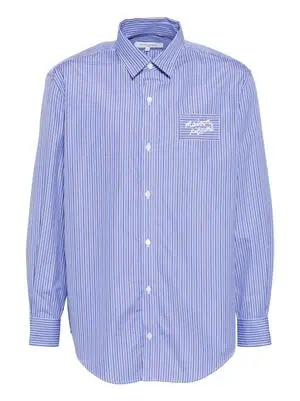 Maison Kitsuné Striped Shirt - Blue