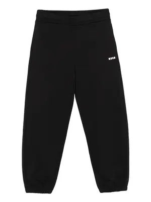 MSGM Logo-print Track Pants - Black