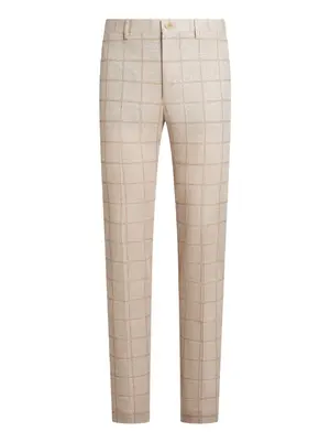 Etro Checked Chinos - Neutrals