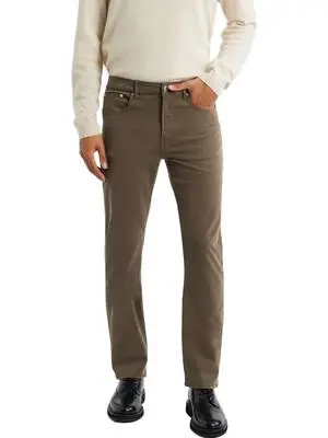 FRAME Modern Straight-leg Twill Pants - Old Sage
