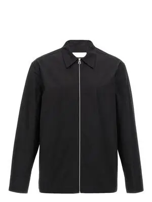JIL SANDER Sip-up Shirt - Black